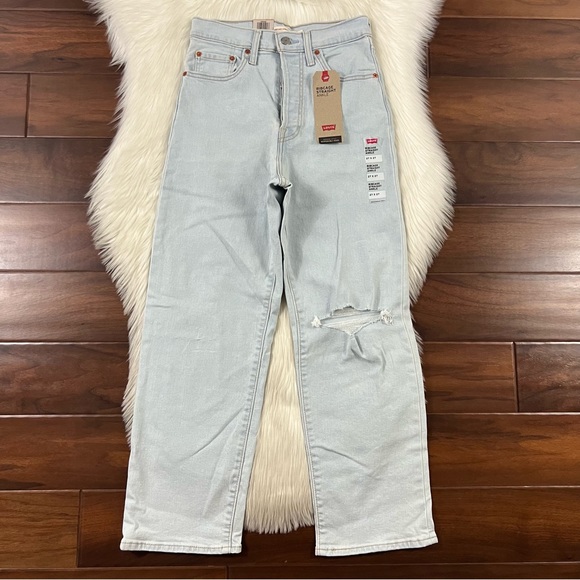 Levi's | Jeans | Levis Size 27 Summer Space Ripple Ribcage Straight ...